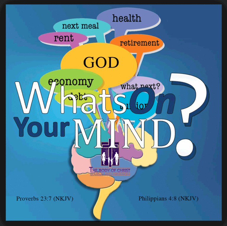What’s On Your Mind? - The Body Of Christ Church & Ministries